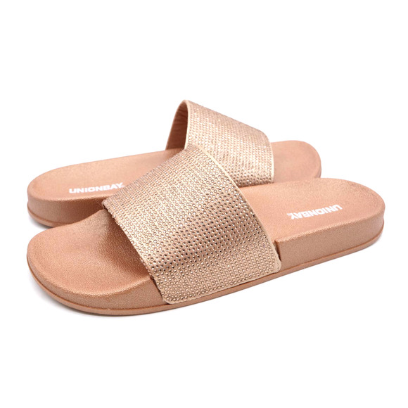 UNIONBAY | Shoes | Union Bay Slide Sandals Womens 75 Chandelier Rose ...